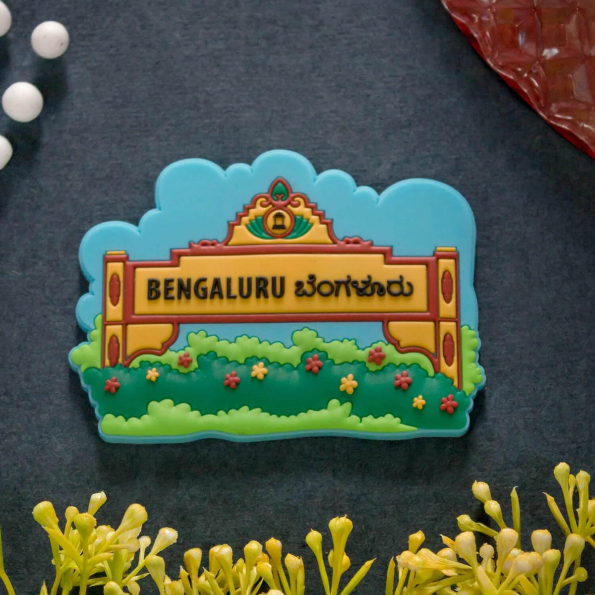 Bengaluru Street Sign Fridge Magnet – Raahi